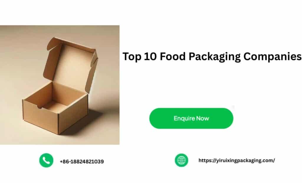 Top 10 food packaging companies