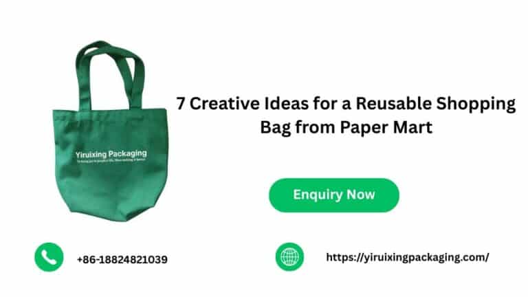 7 Creative Ideas for a Reusable Shopping Bag from Paper Mart