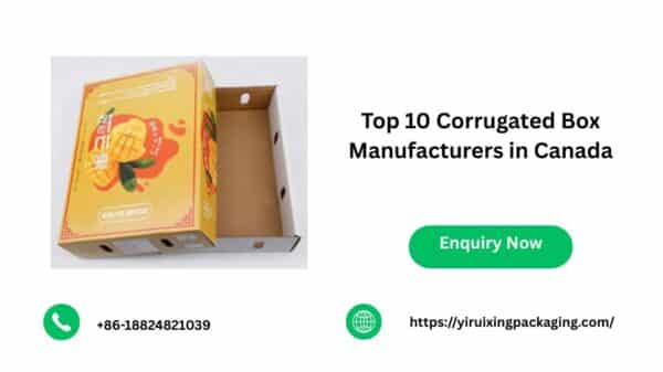 Top 10 Corrugated Box Manufacturers in Canada