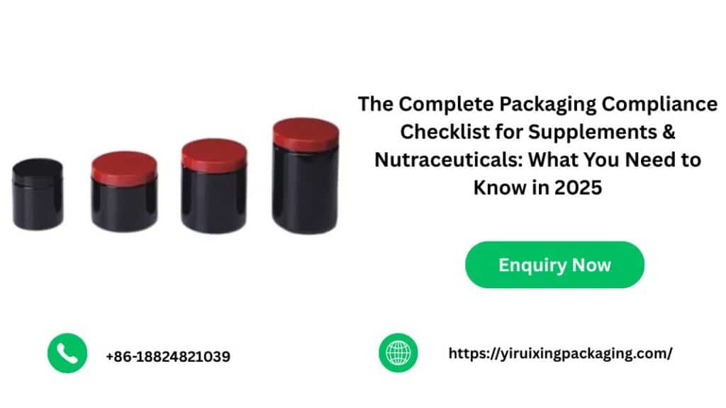 The Complete Packaging Compliance Checklist for Supplements ...